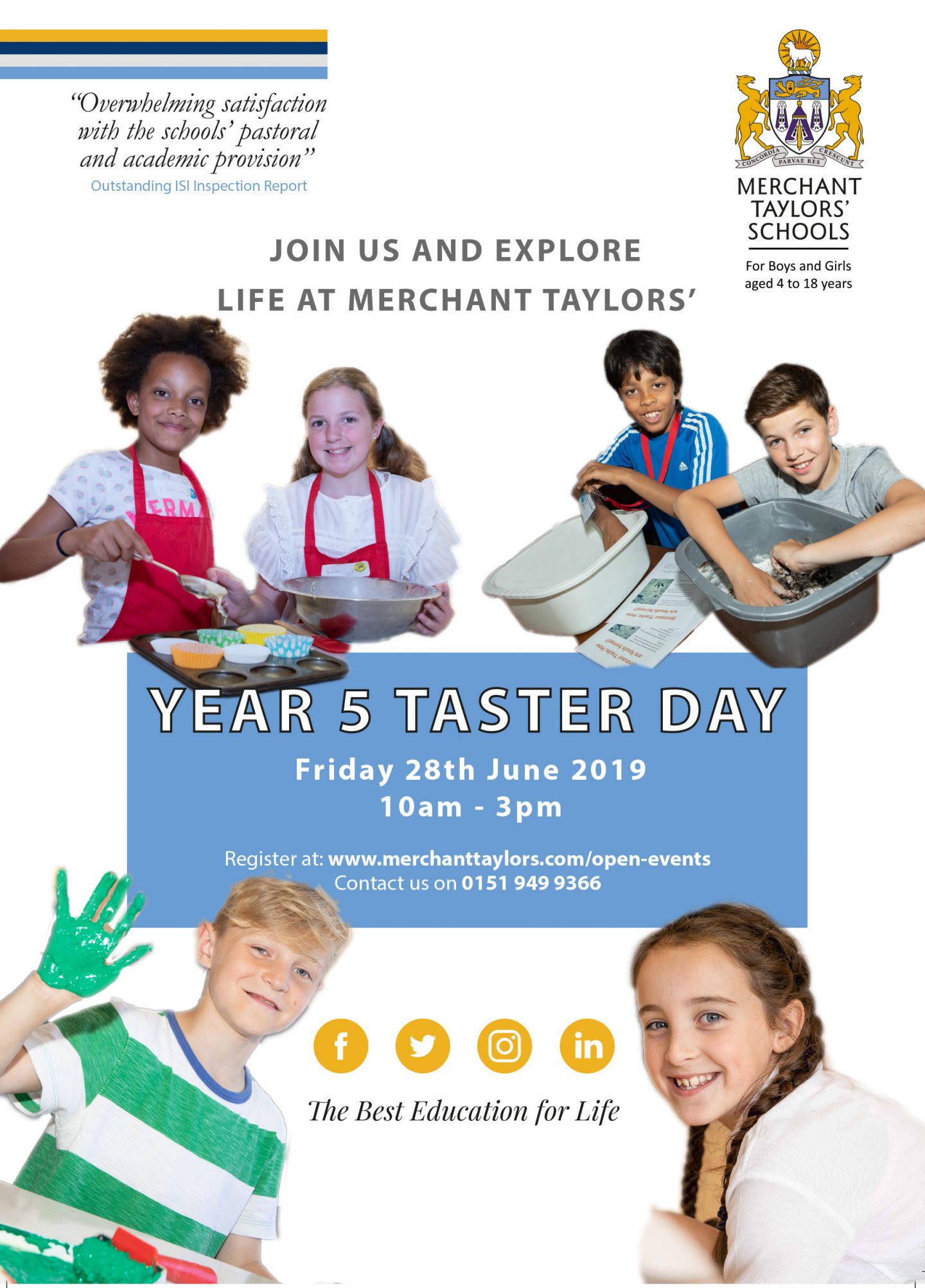 Year 5 Taster Day - Friday 28th June 2019 - Merchant Taylors' School