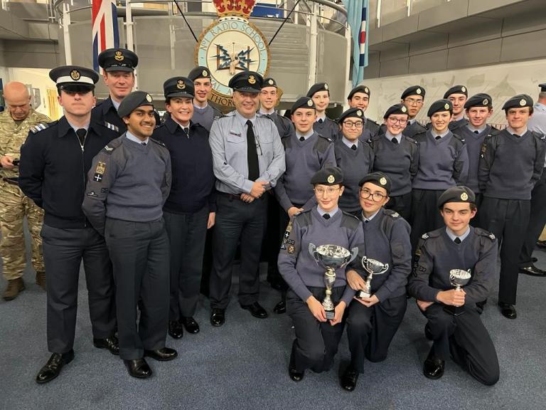 RAF Section retains prestigious regional trophy - Merchant Taylors' School