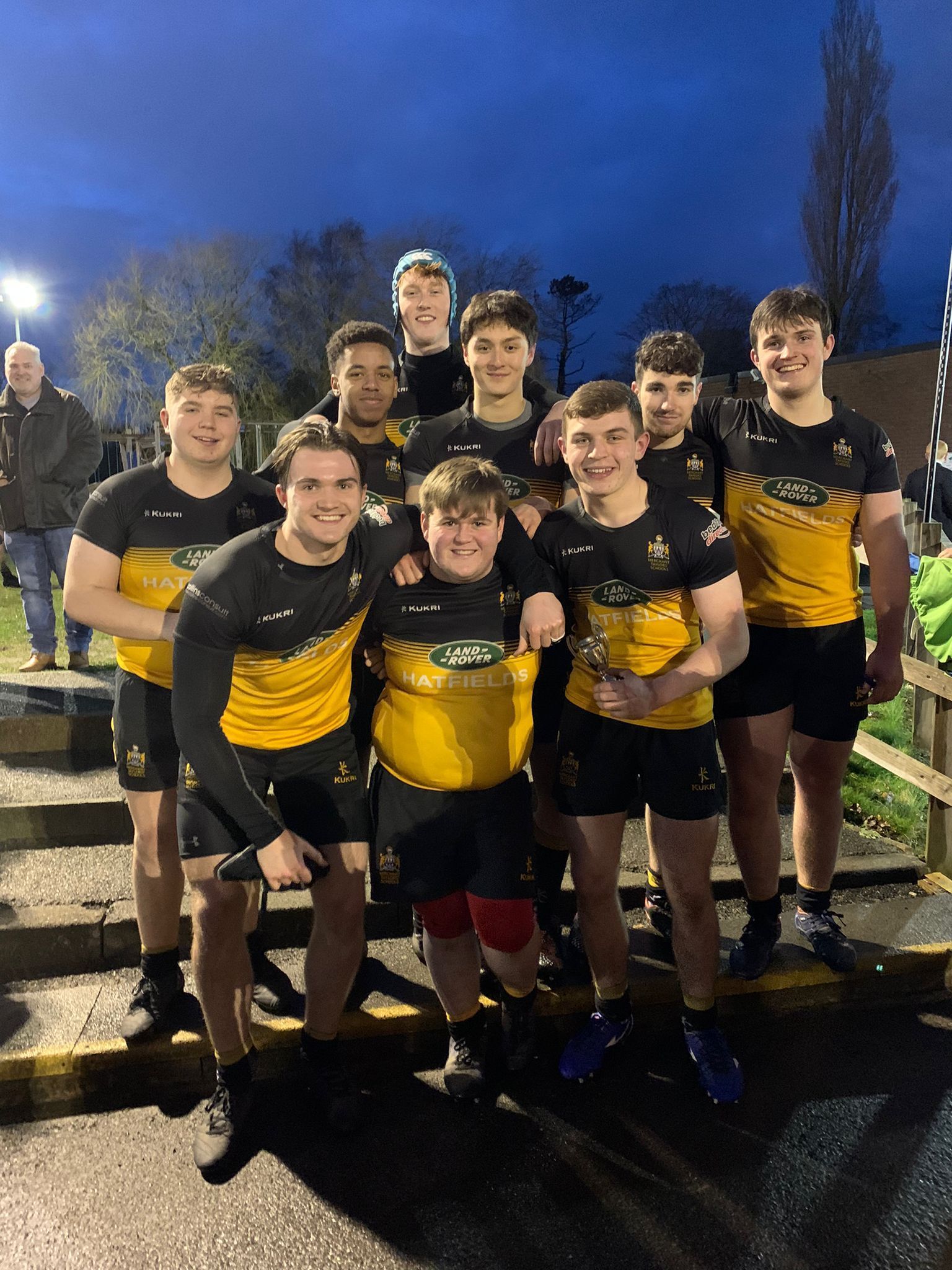 Rugby First XV win the Lancashire Plate - Merchant Taylors' School