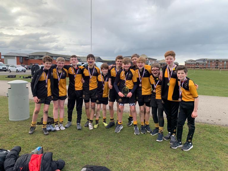 Under 13s in Rugby Sevens heaven - Merchant Taylors' School