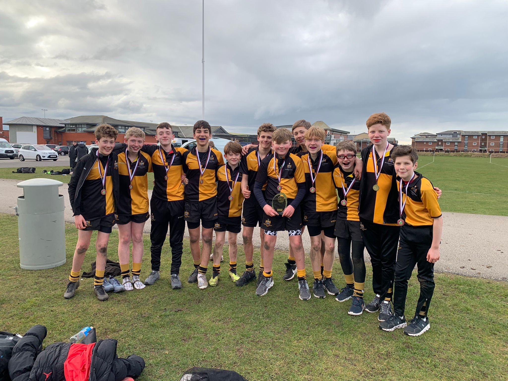 Under 13s in Rugby Sevens heaven - Merchant Taylors' School