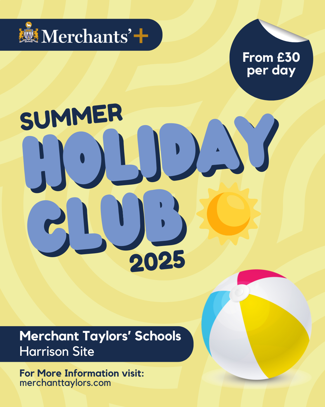 Summer Holiday Club 2025 - Merchant Taylors' School
